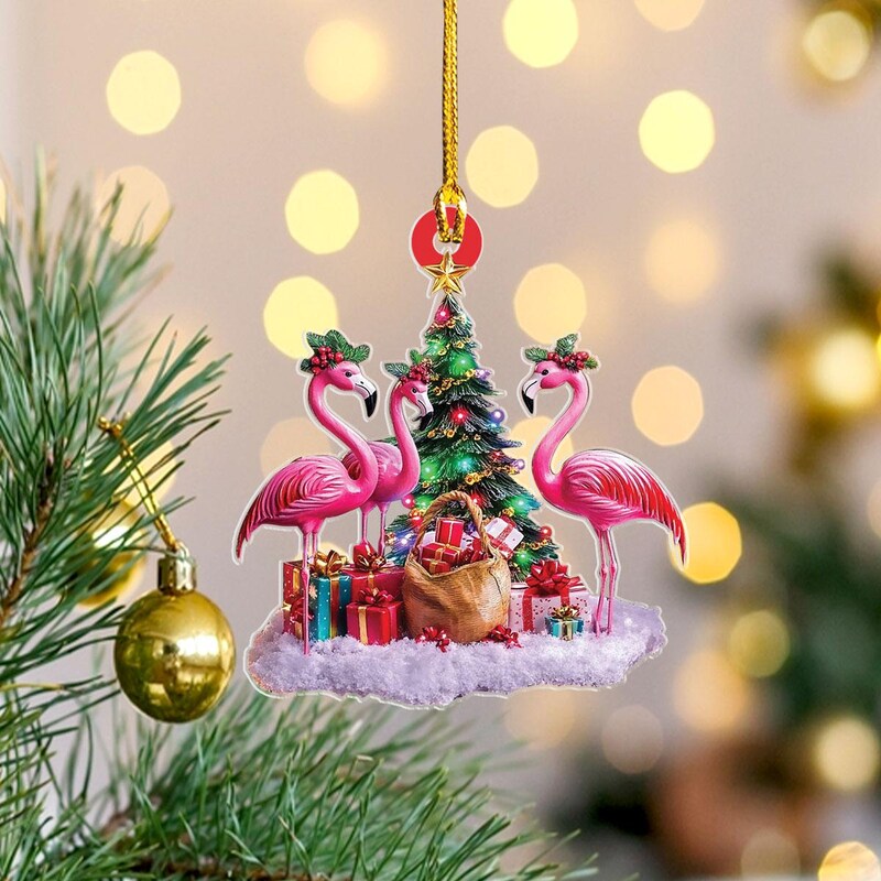 Flamingo Christmas - Etsy
