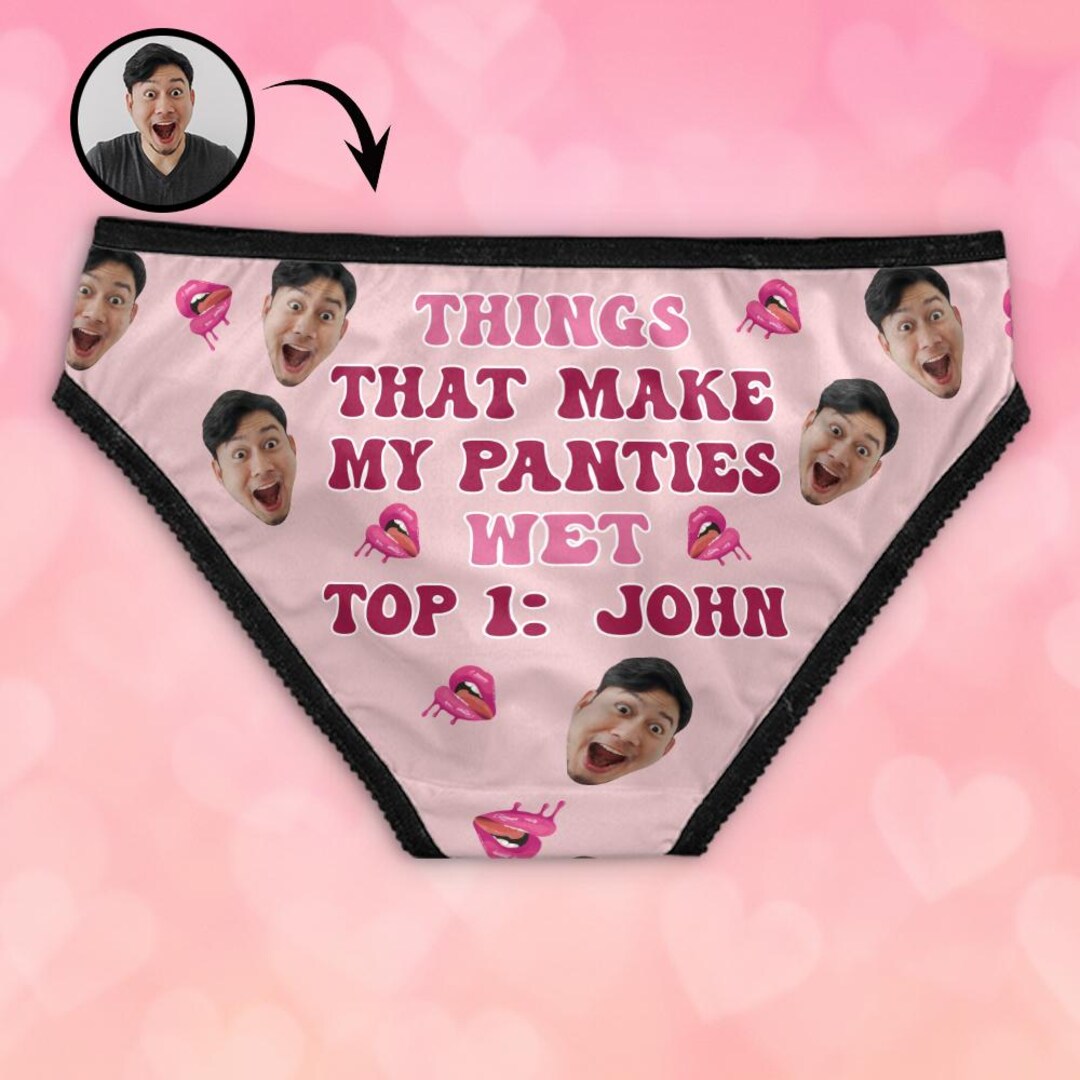 Custom Thong With Face, Personalized Photo Women Briefs, Things That ...