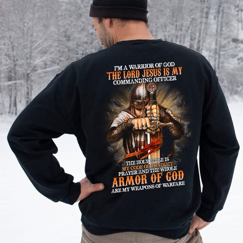 I'm A Warrior of God the Lord Jesus is My Commanding Officer Shirt, God ...