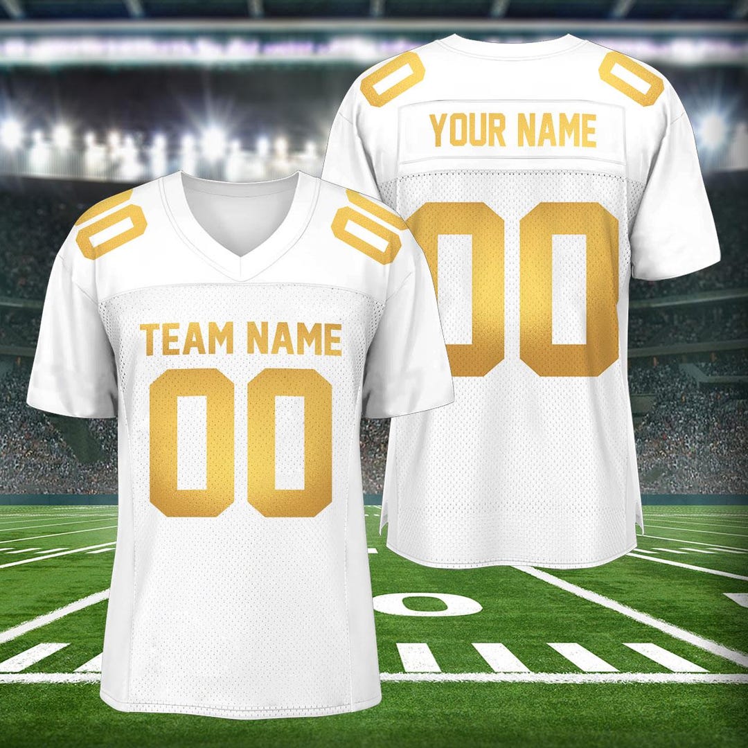 Personalized Football Shirt, Custom Team Name Number Shirt, Matching ...