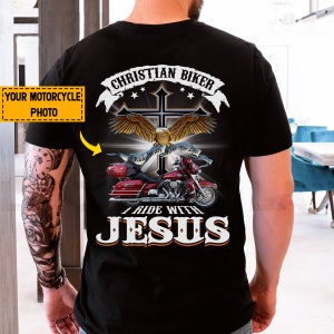 Christian Biker, I Ride With Jesus, Custom Motorcycle Photo, Custom ...