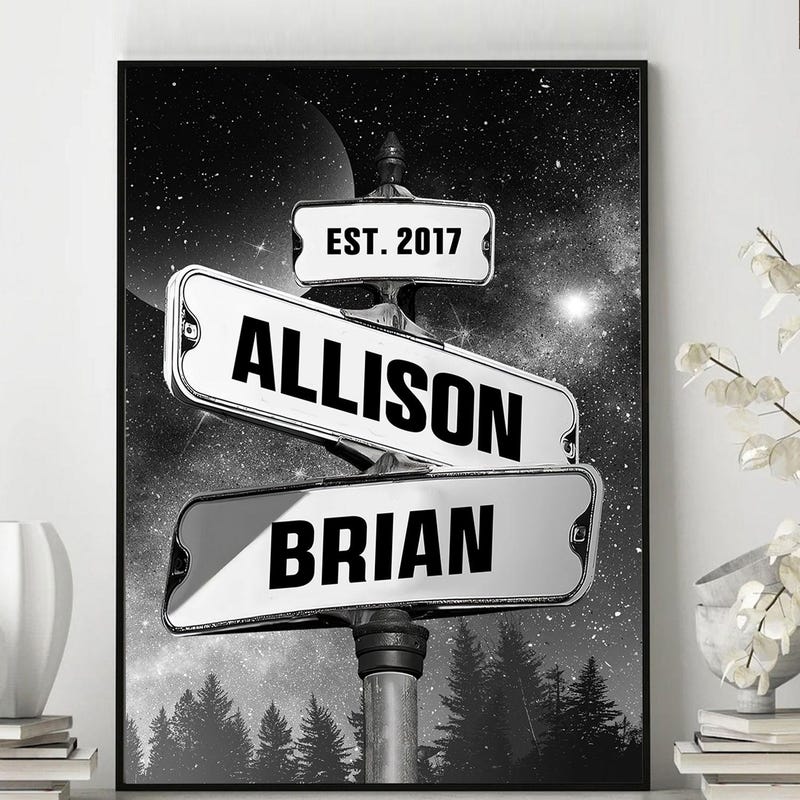 Wedding Street Sign - Etsy