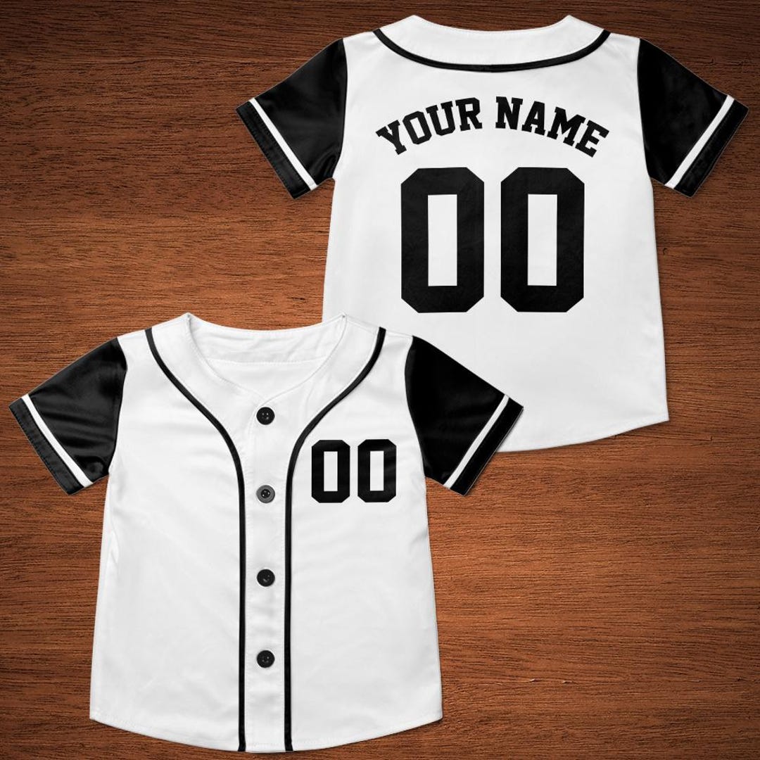 Personalized Kids Baseball Jersey, Custom Baseball Jersey, Birthday ...