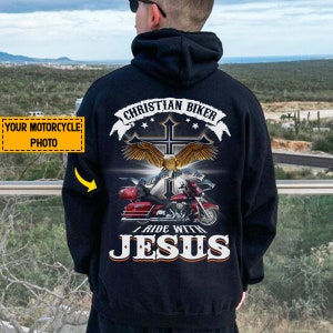 Christian Biker, I Ride With Jesus, Custom Motorcycle Photo, Custom ...