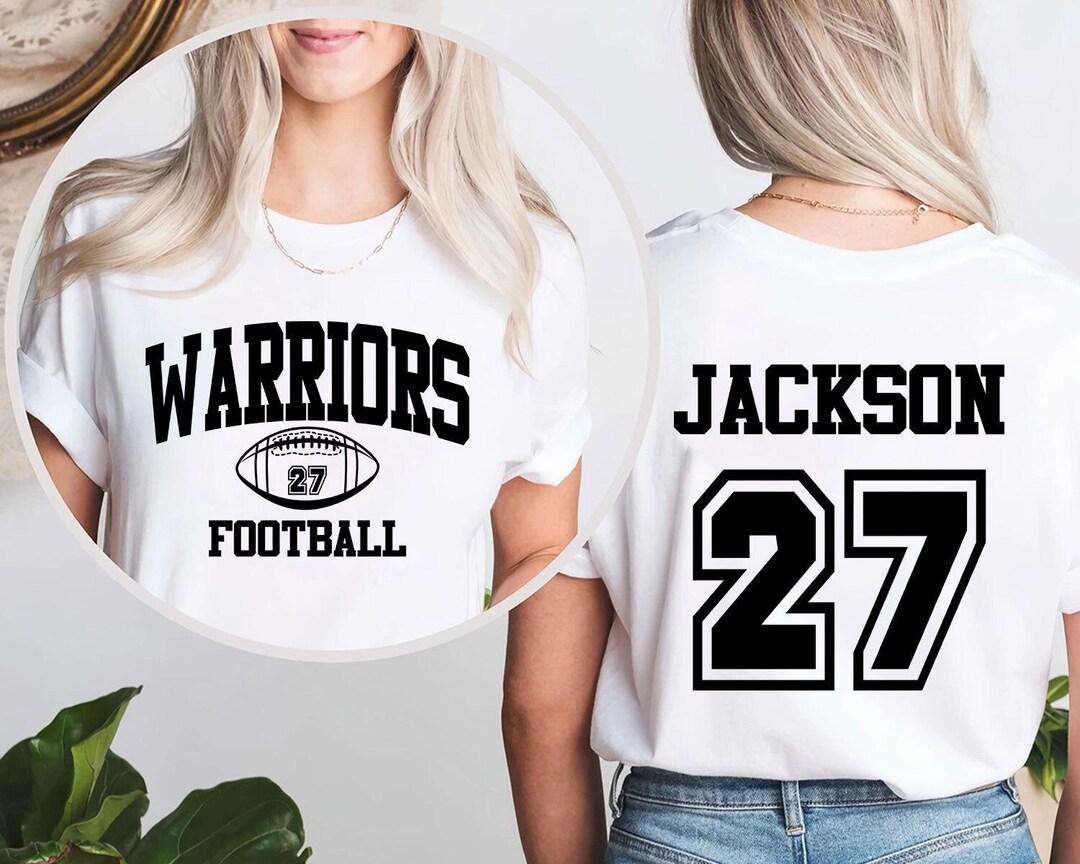 Personalized Football Shirt, Football Team Shirt, Custom Name & Number ...