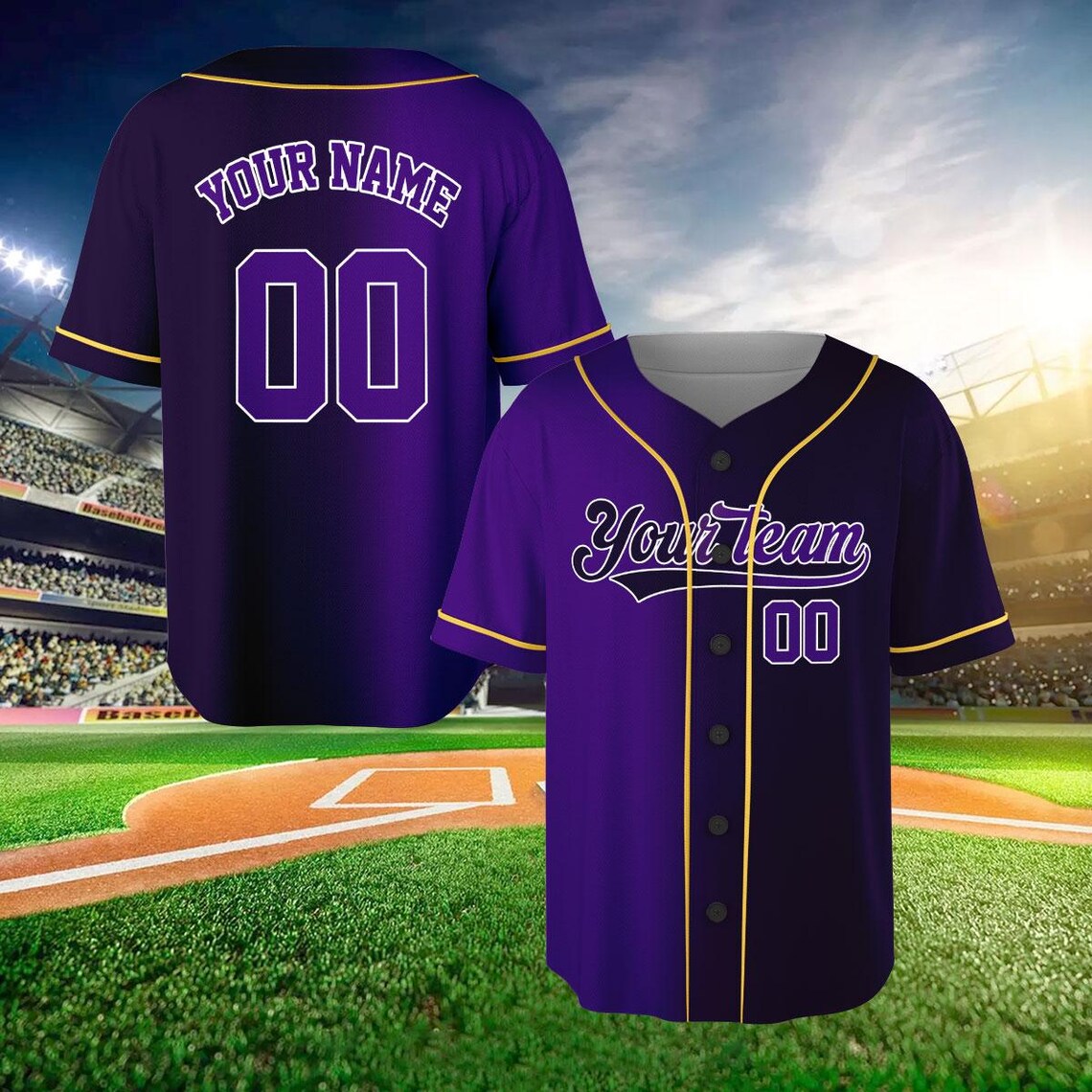 Personalized Baseball Jersey, Custom Baseball Jersey Gift, Baseball ...