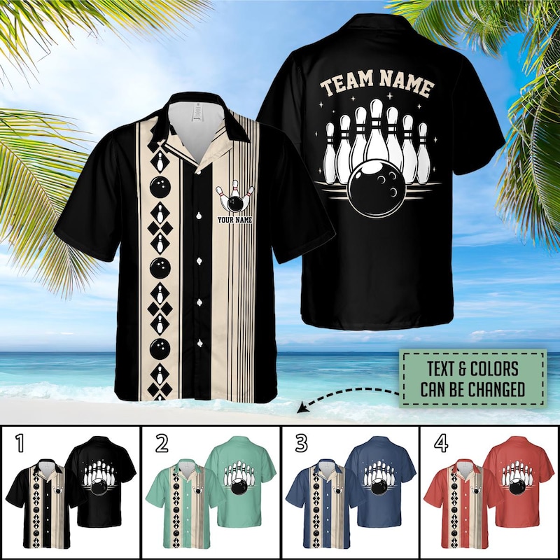 Bowling Shirt - Etsy