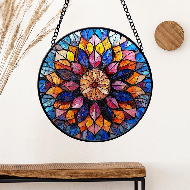 Stained Glass Mandala - Etsy