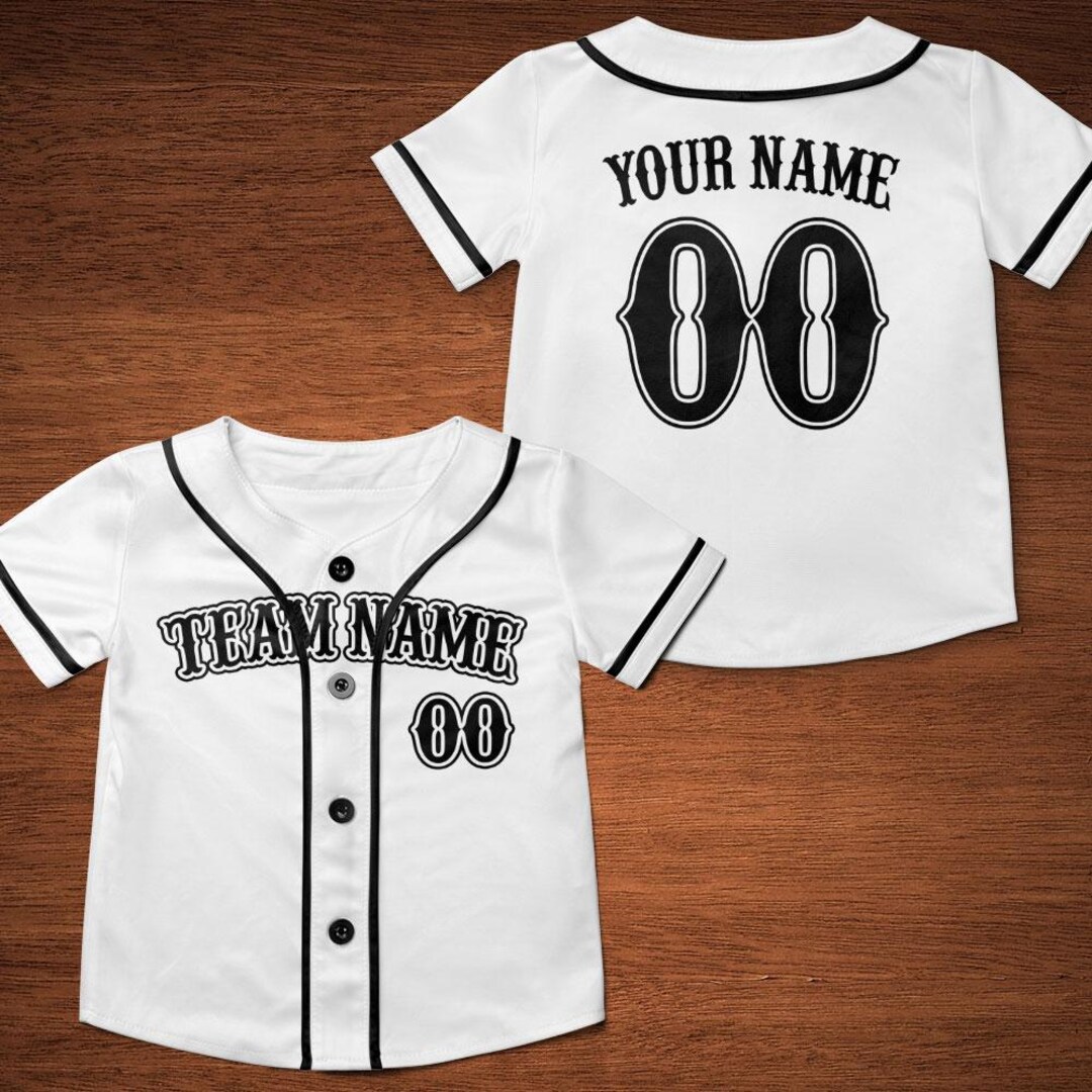 Custom Baseball Jersey Shirt, Kids Baseball Shirt, Birthday Gift for ...