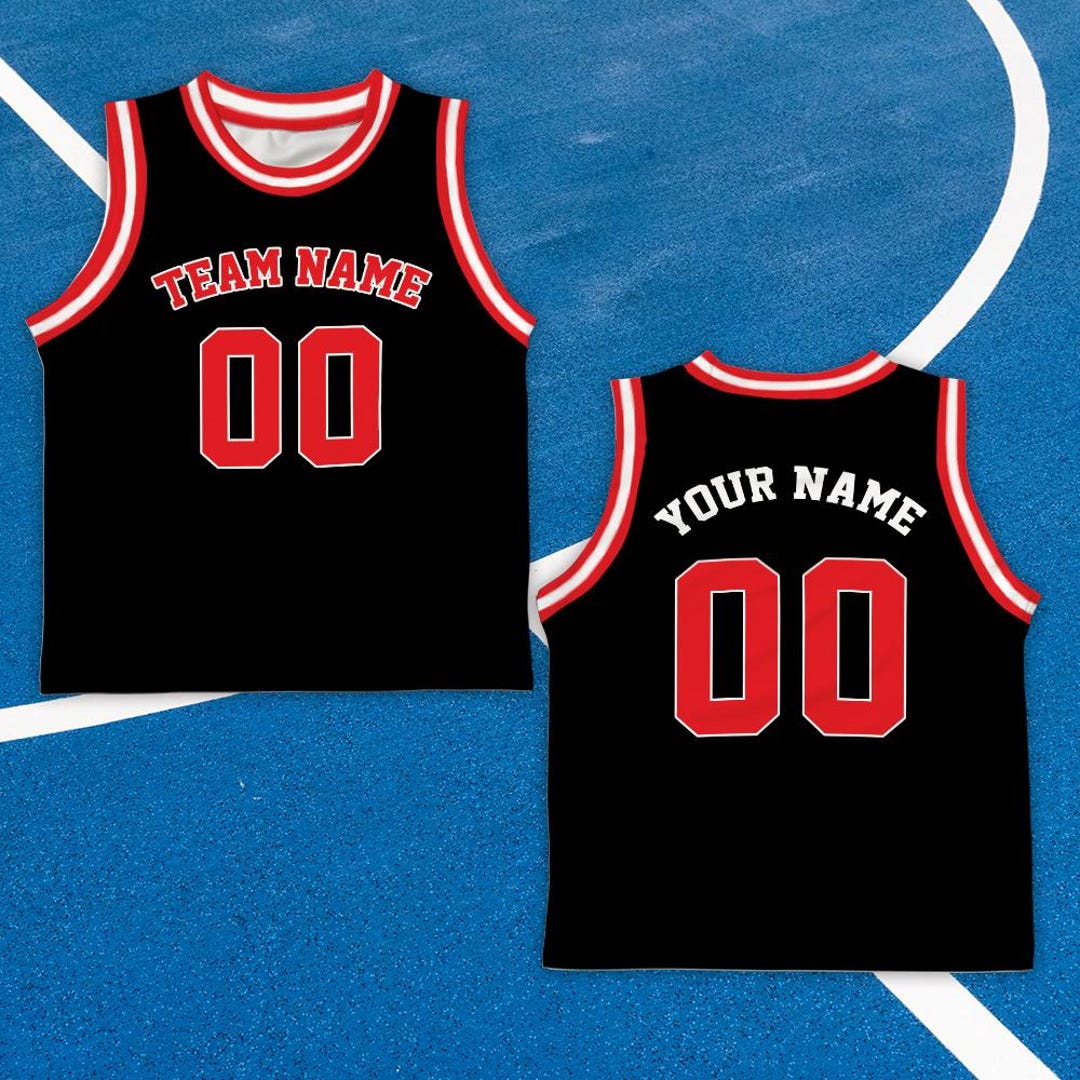 Personalized Kids Basketball Jersey, Custom Basketball Jersey, Toddler ...