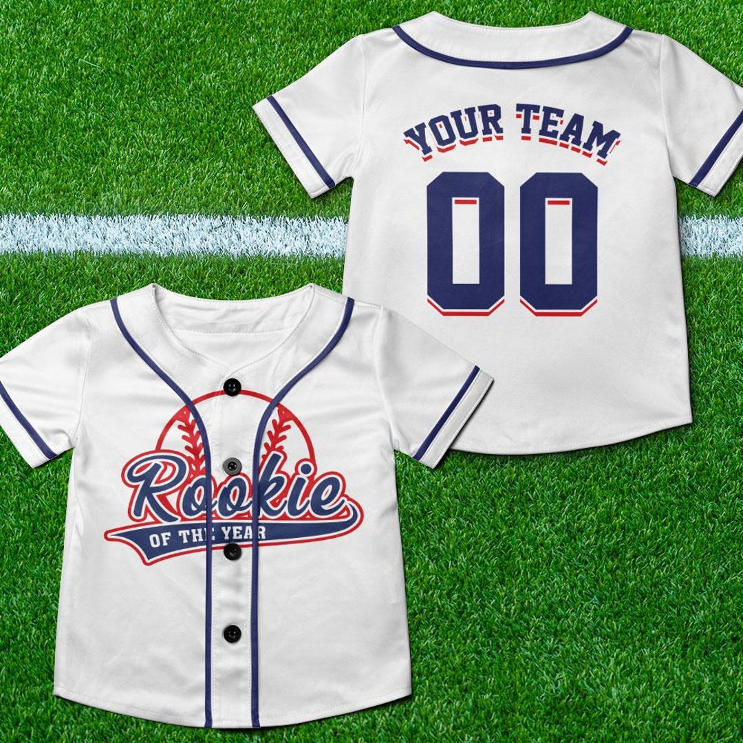 Custom Kids Baseball Jersey, Custom Baseball Jersey Shirt, Birthday ...