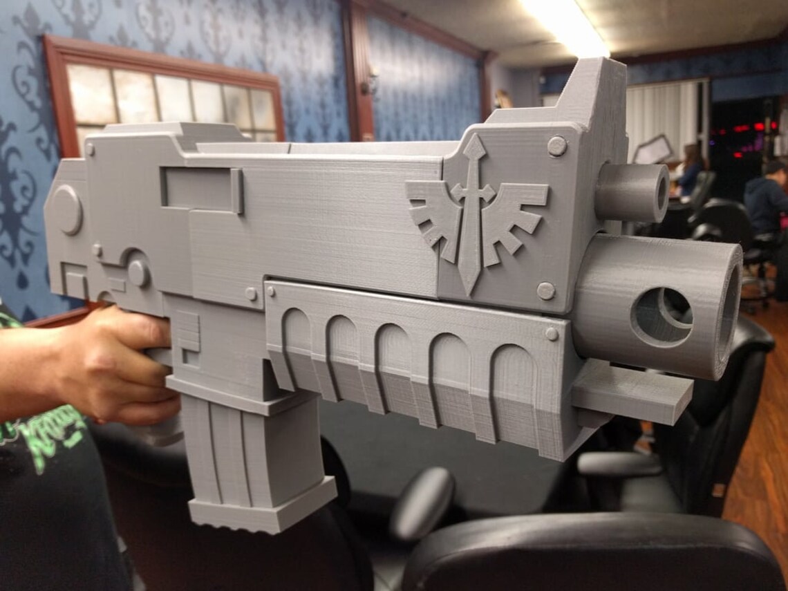 3d Printed Wahammer 40k Bolter Replica - Etsy