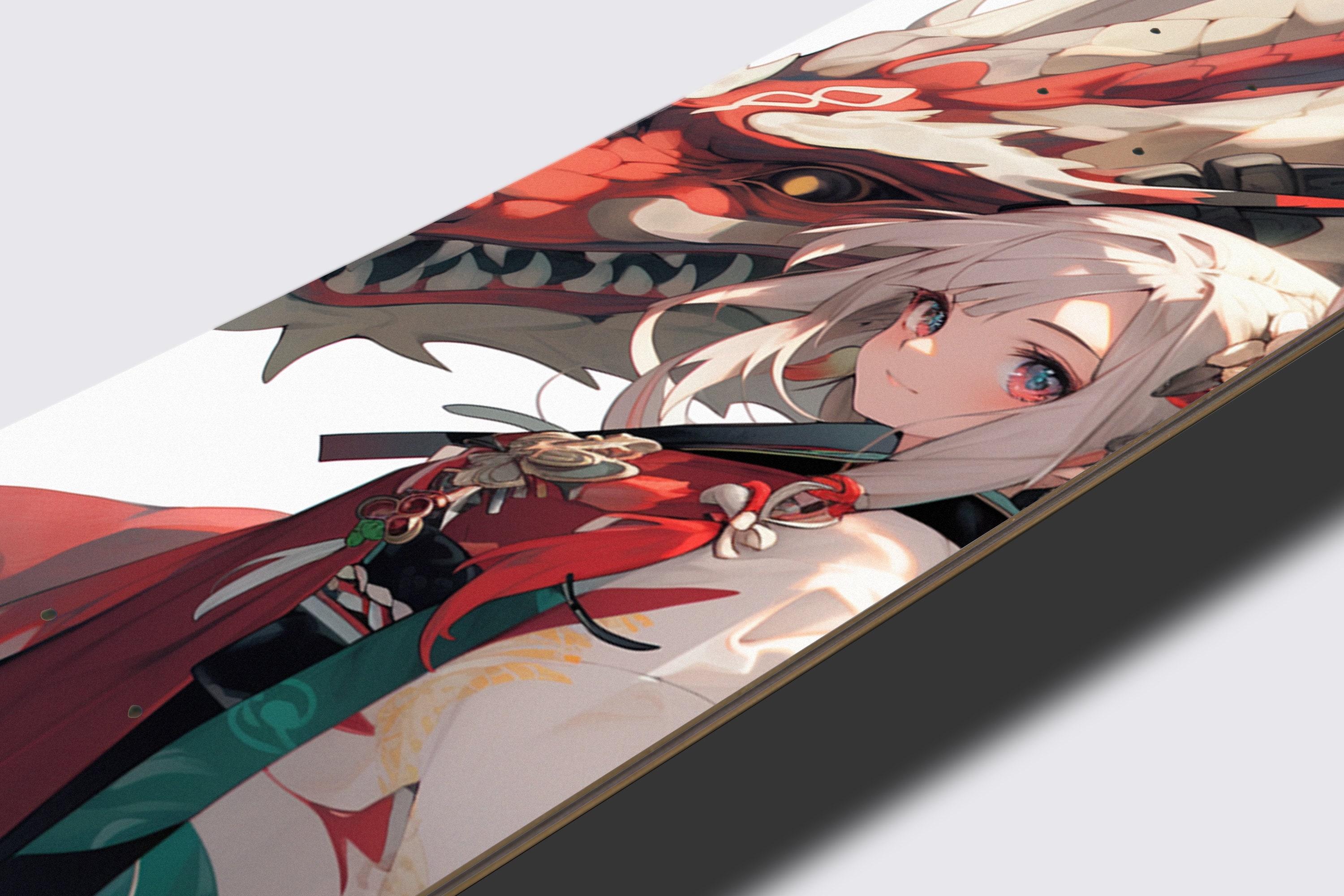 Anime Skate Board Wall Art Colorful Skateboard Deck Wall Etsy