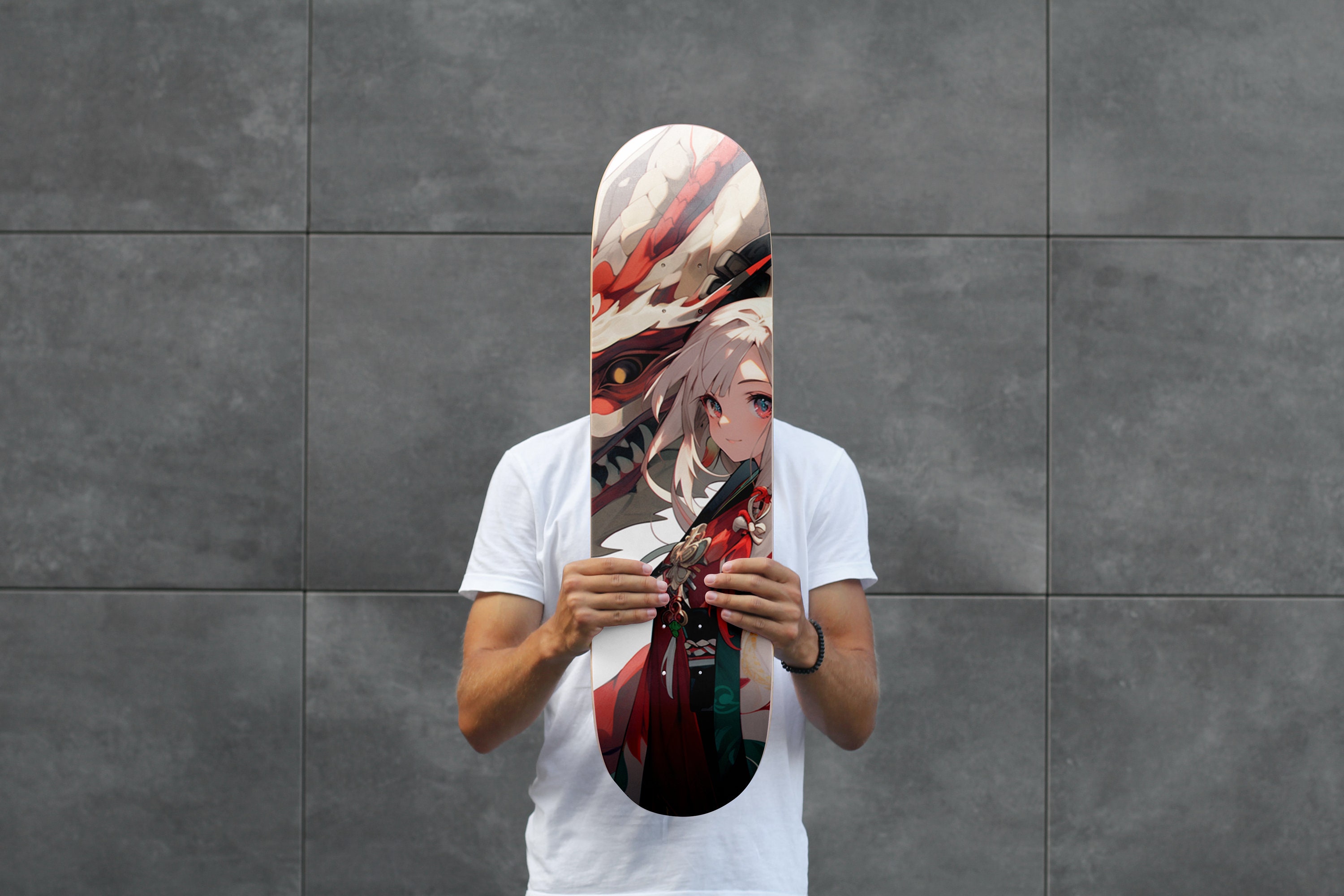 Anime Skate Board Wall Art Colorful Skateboard Deck Wall - Etsy