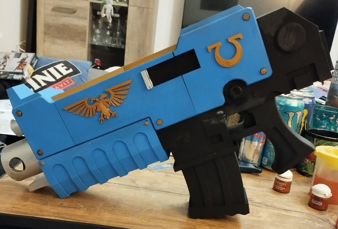 3d Printed Wahammer 40k Bolter Replica - Etsy
