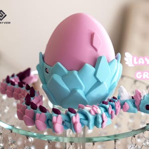 18 Rubikuro and Egg Kawaii Ruby Claw Crystal Dragon Gift for Her Layer ...