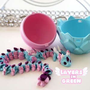 18 Rubikuro and Egg Kawaii Ruby Claw Crystal Dragon Gift for Her Layer ...