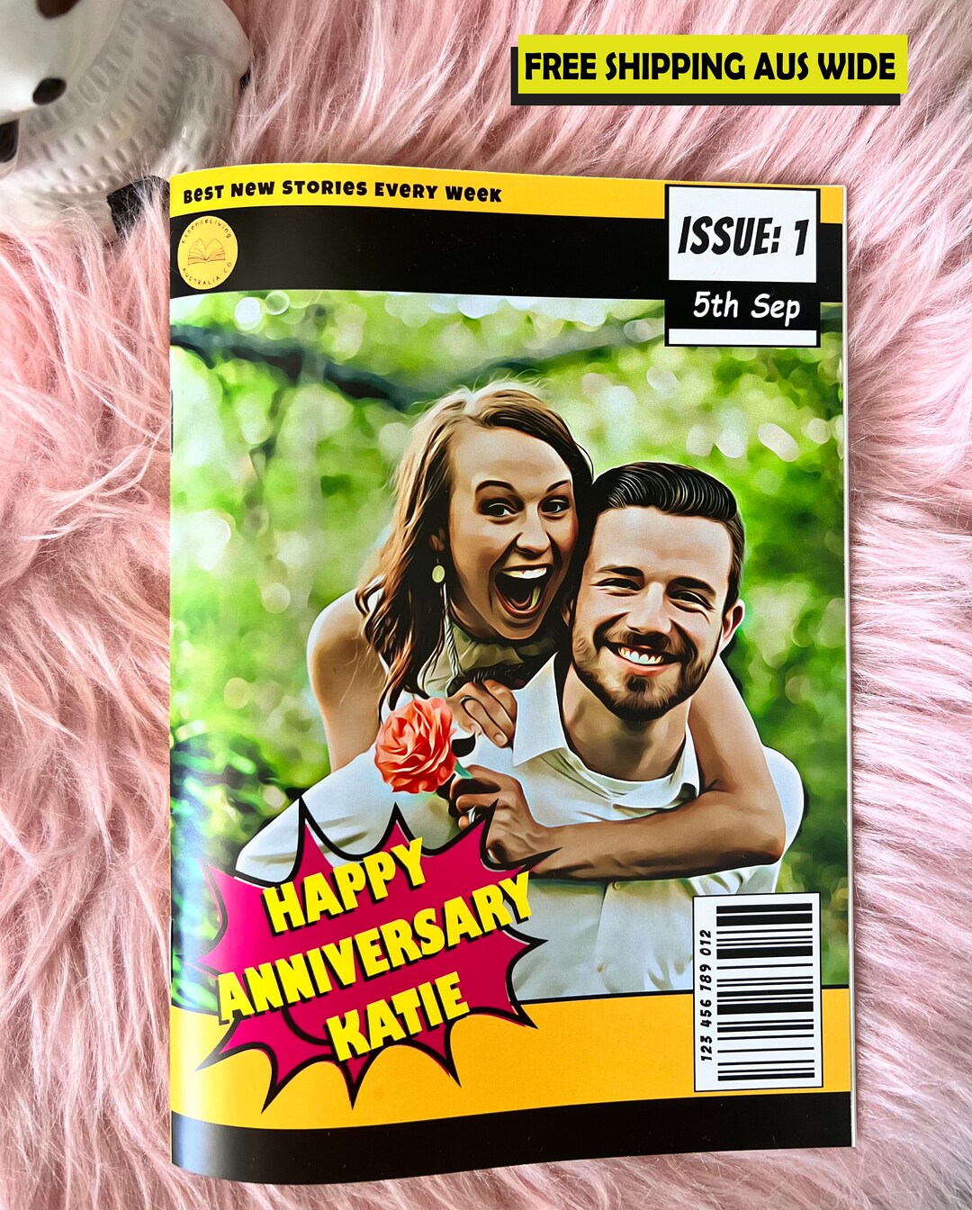 Custom Comic Book Personalised Comic Books Gift for Her Gift for Him ...