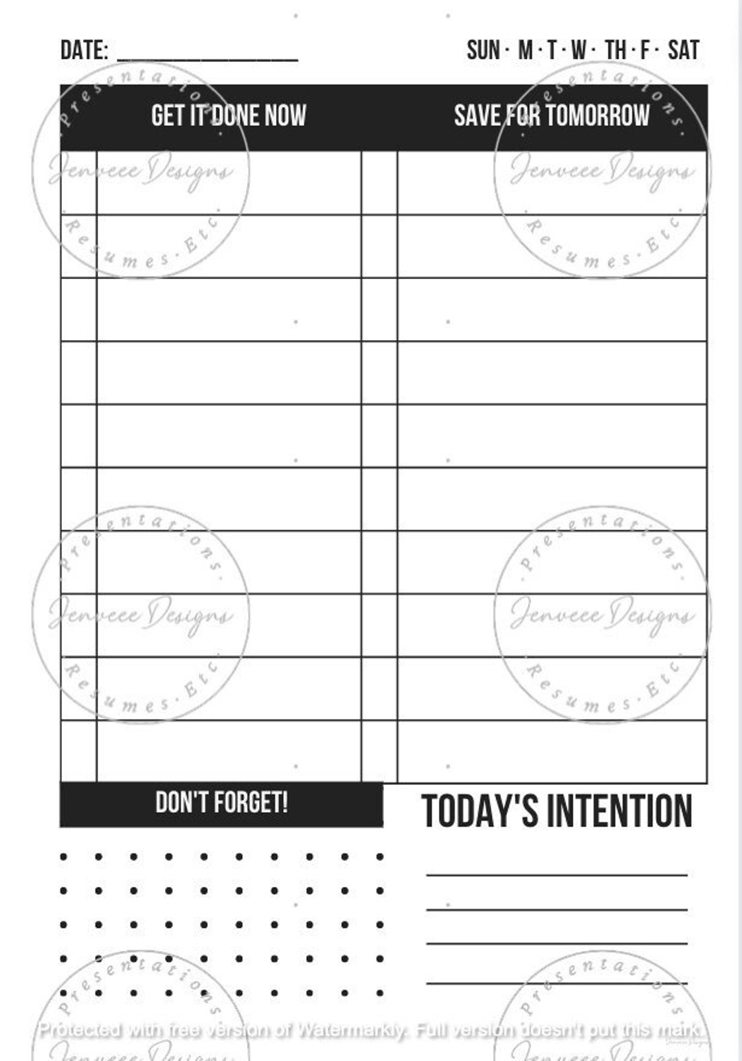To Do List_dark - Etsy