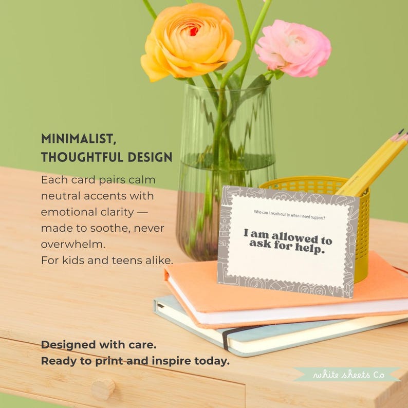 Student Affirmation Cards: Printable Motivational School Mindset (PDF ...