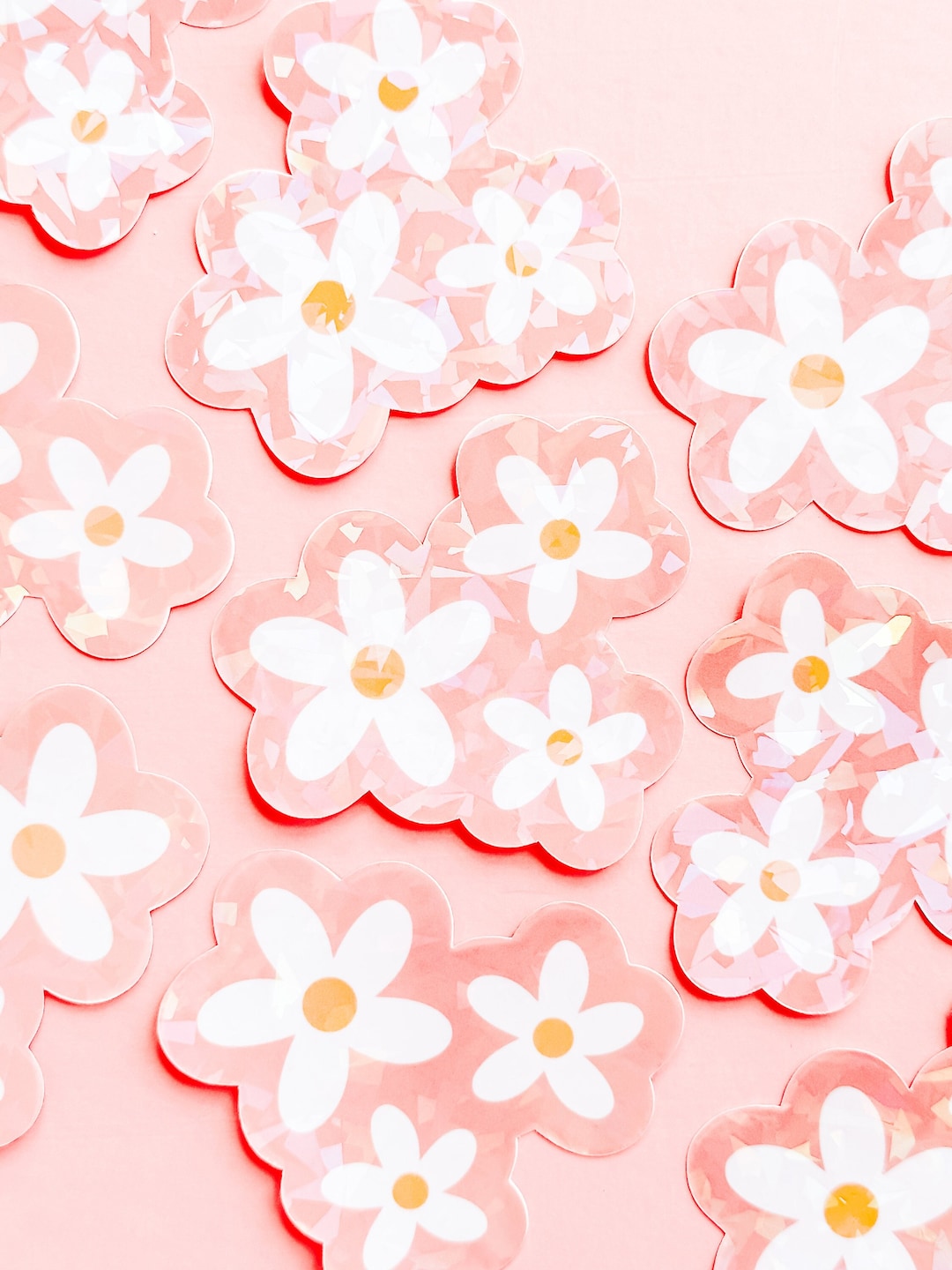 White Daisies Sticker || Weatherproof Sticker || Water Bottle Sticker ...