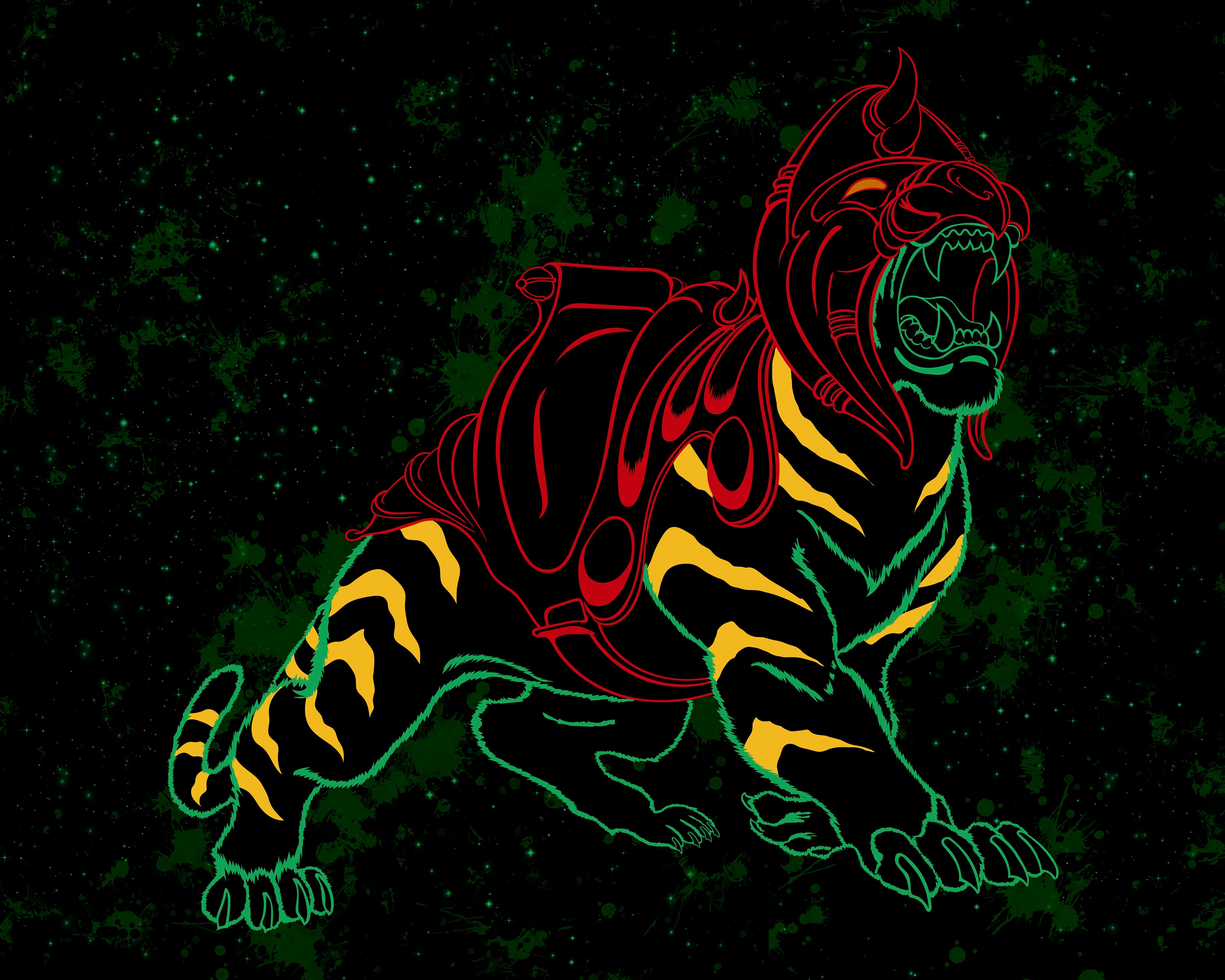 He Man Battlecat 16x20 Print on Metallic Paper (glossy Pearlescent ...