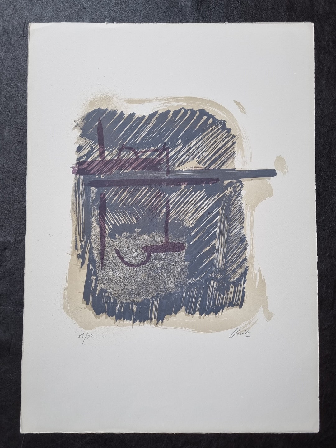 Gastone Breddo "venice by Night" Lithograph With Certificate From the ...