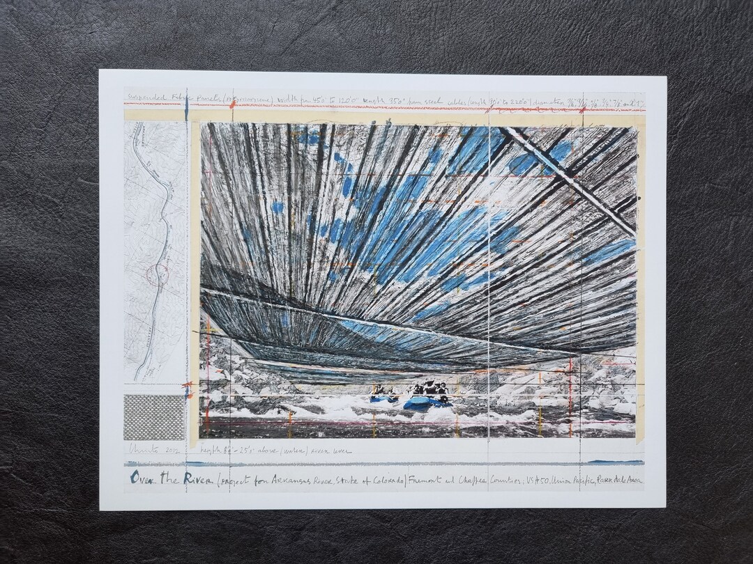Christo beyond the River, Project for Arkansas River, State of Colorado ...