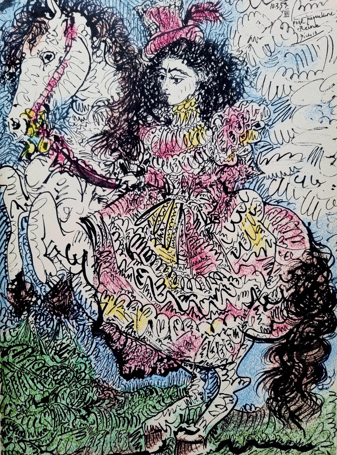 Pablo Ruiz Picasso (málaga, 1881 - Mougins, France, 1973) Vintage ...