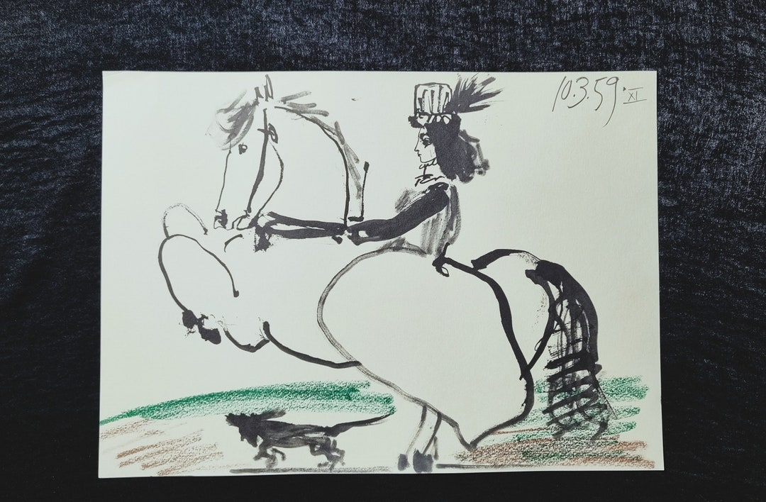 Pablo Ruiz Picasso (málaga, 1881 - Mougins, France, 1973) Vintage ...