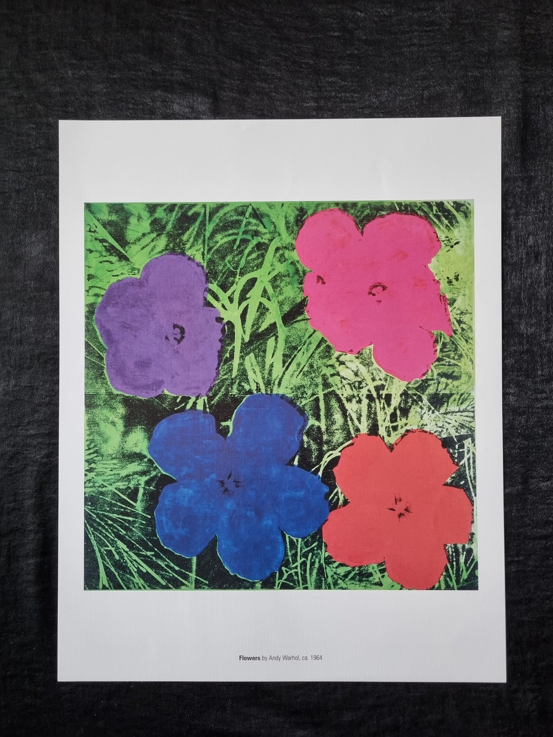 Fiori by Andy Warhol on the Back Copyright Certification - Etsy