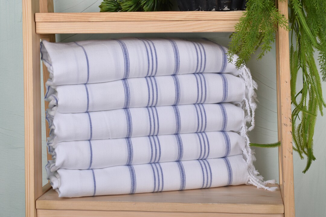 Striped Dish Towel, Kitchen Towel, Small Bath Towels, Personalized Dish ...