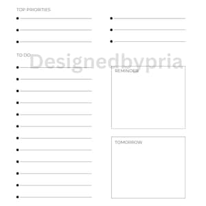 To-do List Printable Bundle: 5 Unique Designs for Daily & Weekly ...