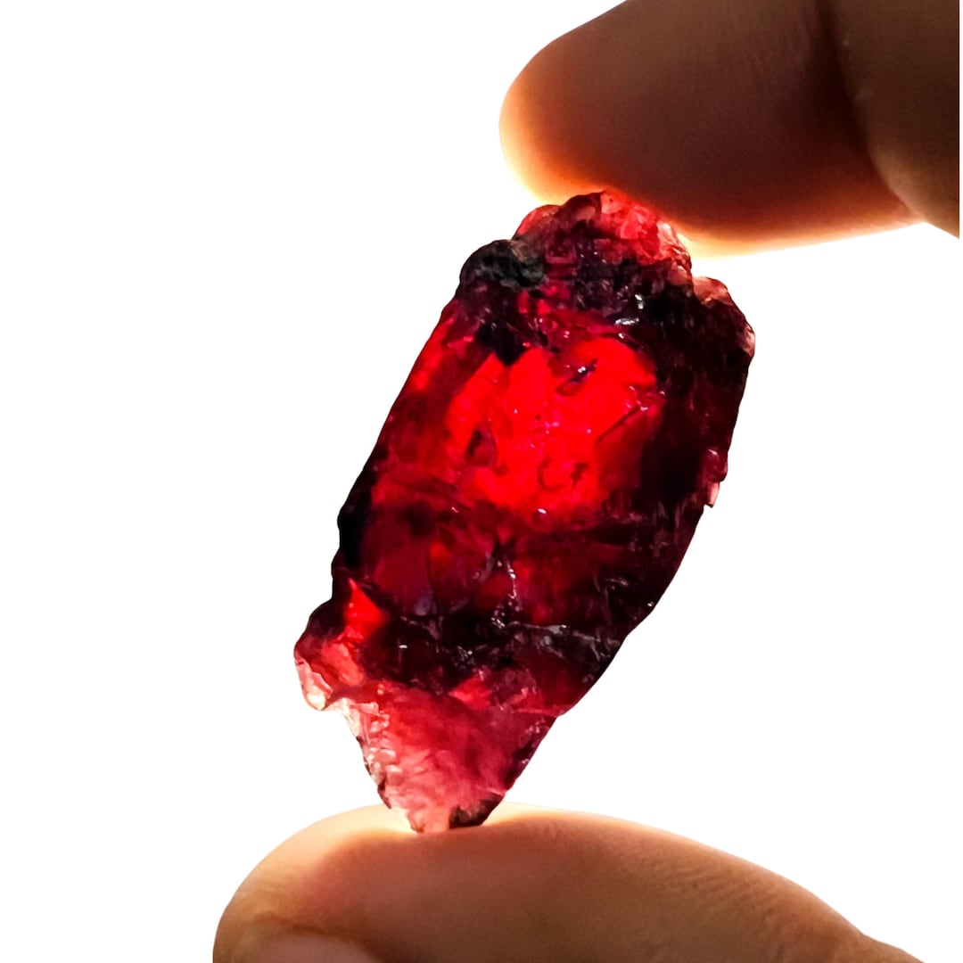66.40ct Large Raw Natural Garnet Stone 100% Natural Red Garnet Rough ...