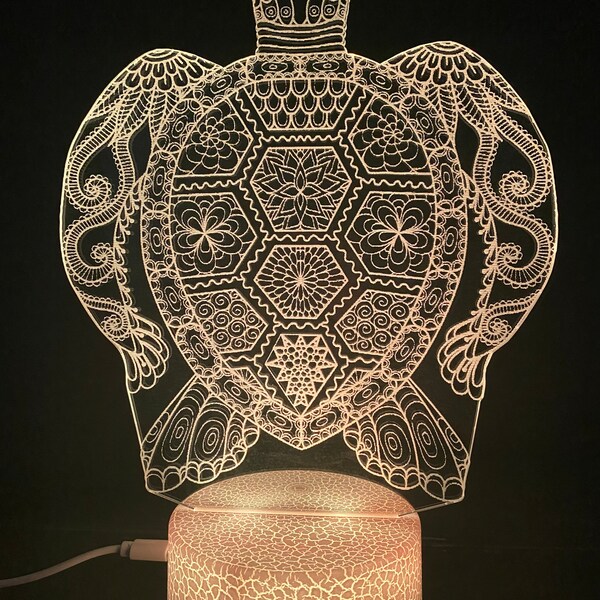 Turtle Lamp - Etsy
