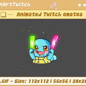 Animated Twitch Emote Pokemon Cheering, Cute Turles Twitch Emotes, Cute ...