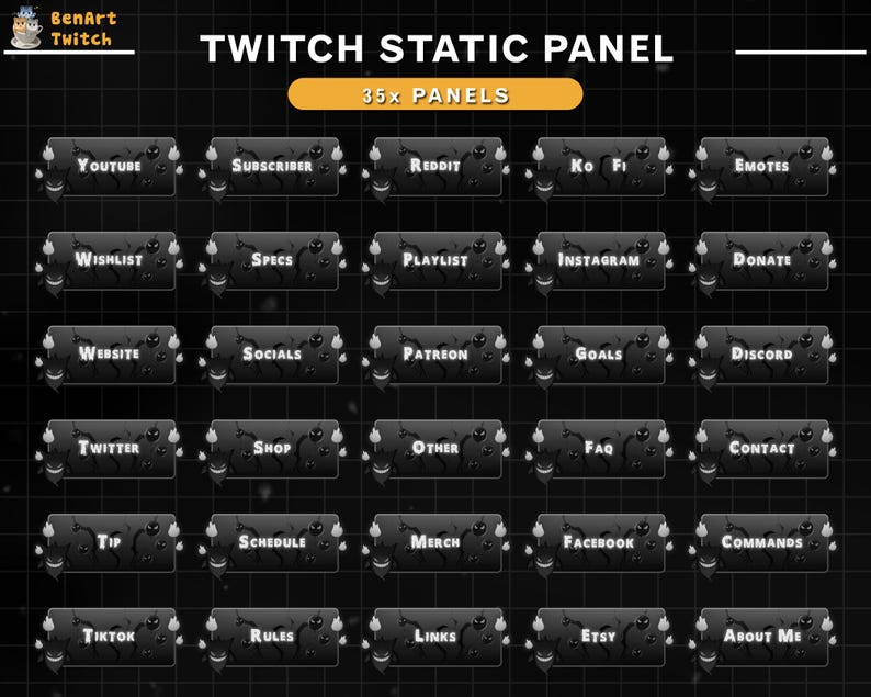 Gengar Twitch Overlay – Animated Stream Package With Lofi Desk, Cozy ...