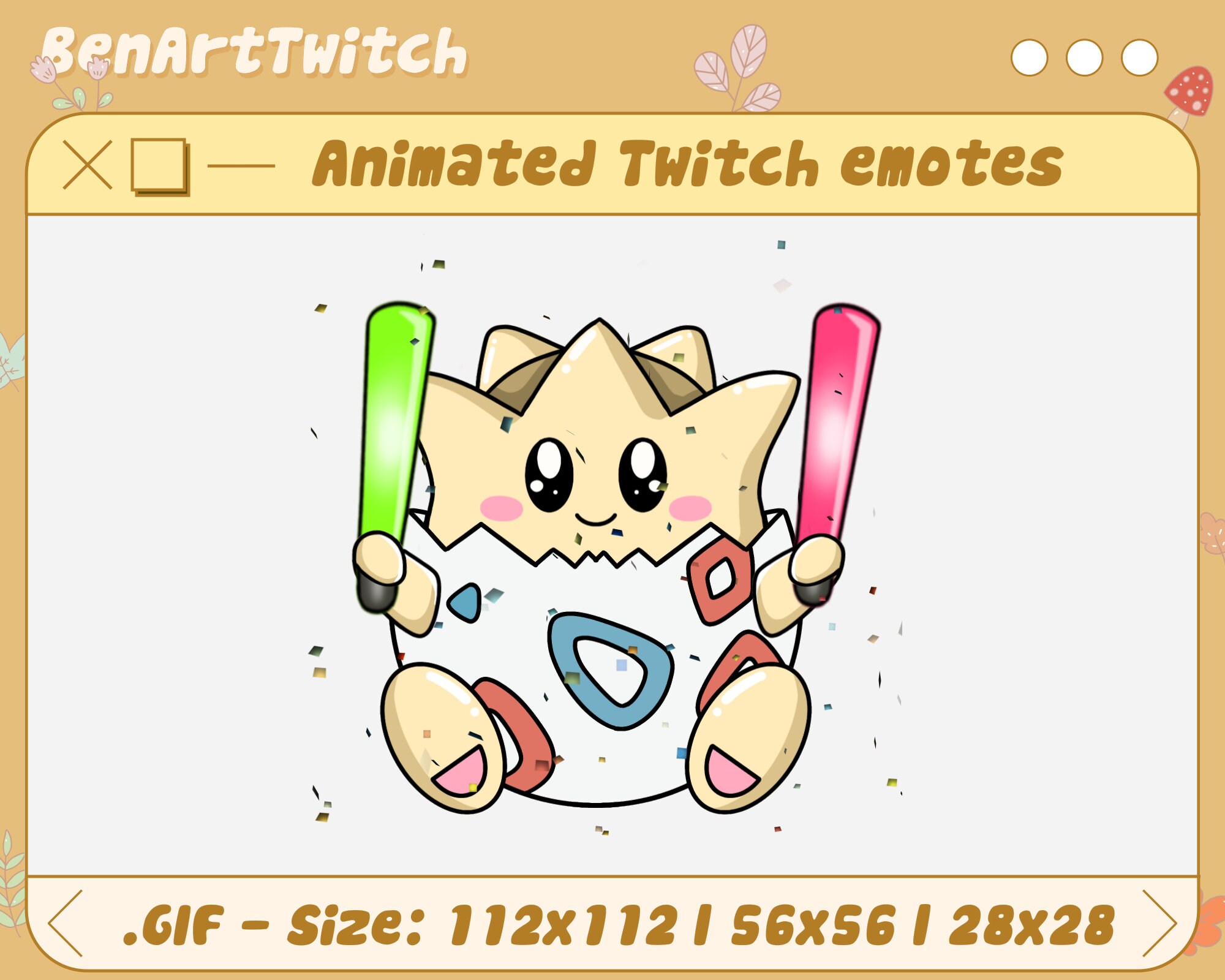 Animated Twitch Emote Cute Egg Cute Pokemon Twitch Emotes - Etsy Canada
