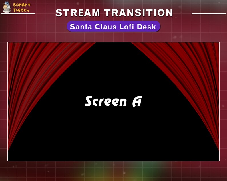 Curtain Stream Transition, Red Curtain Stream Transition, Red Curtain ...