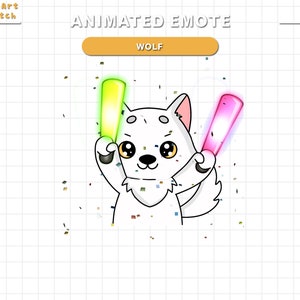 Animated Twitch Emote Cute Wolf, Cute Wolf Twitch Emotes, Cute Emotes ...
