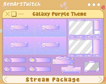 Animated Luna Moth Twitch Overlay Stream Screen Celestial - Etsy