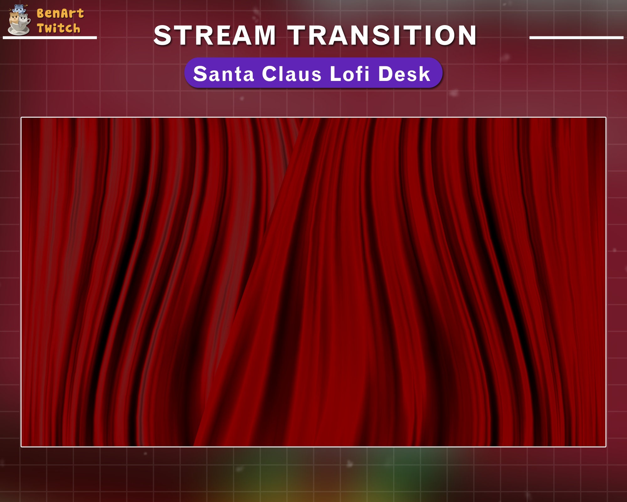 Curtain Stream Transition, Red Curtain Stream Transition, Red Curtain ...