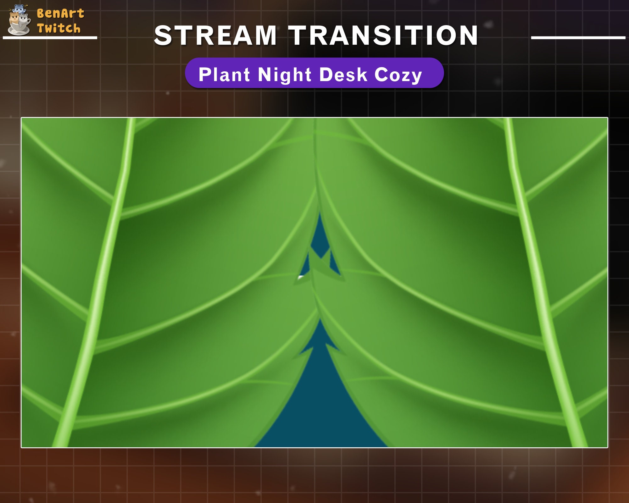 Green Leaves Stream Transition - Etsy