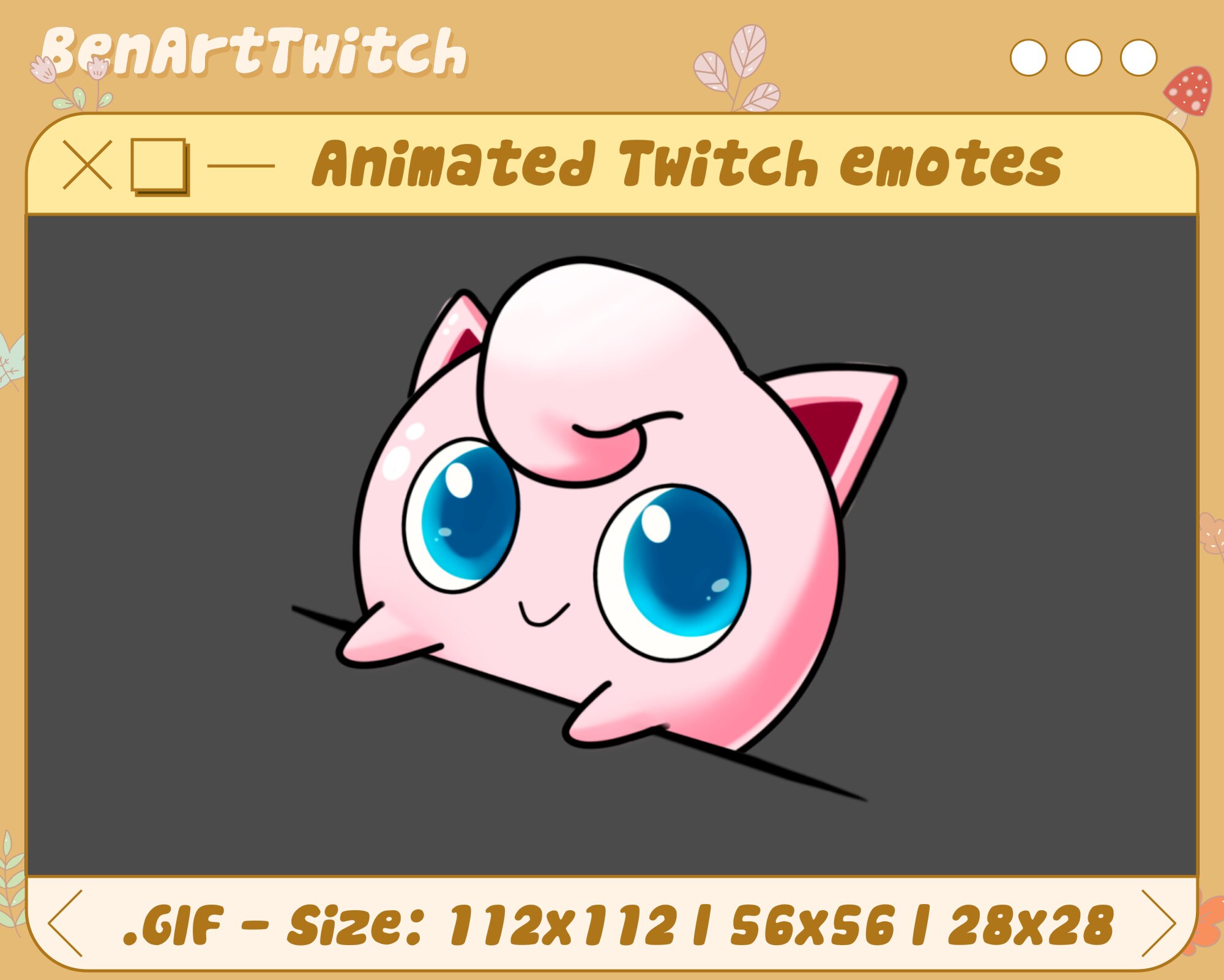 Animated Twitch Emote Cute Pokemon Cheering, Cute Animal Twitch Emotes ...