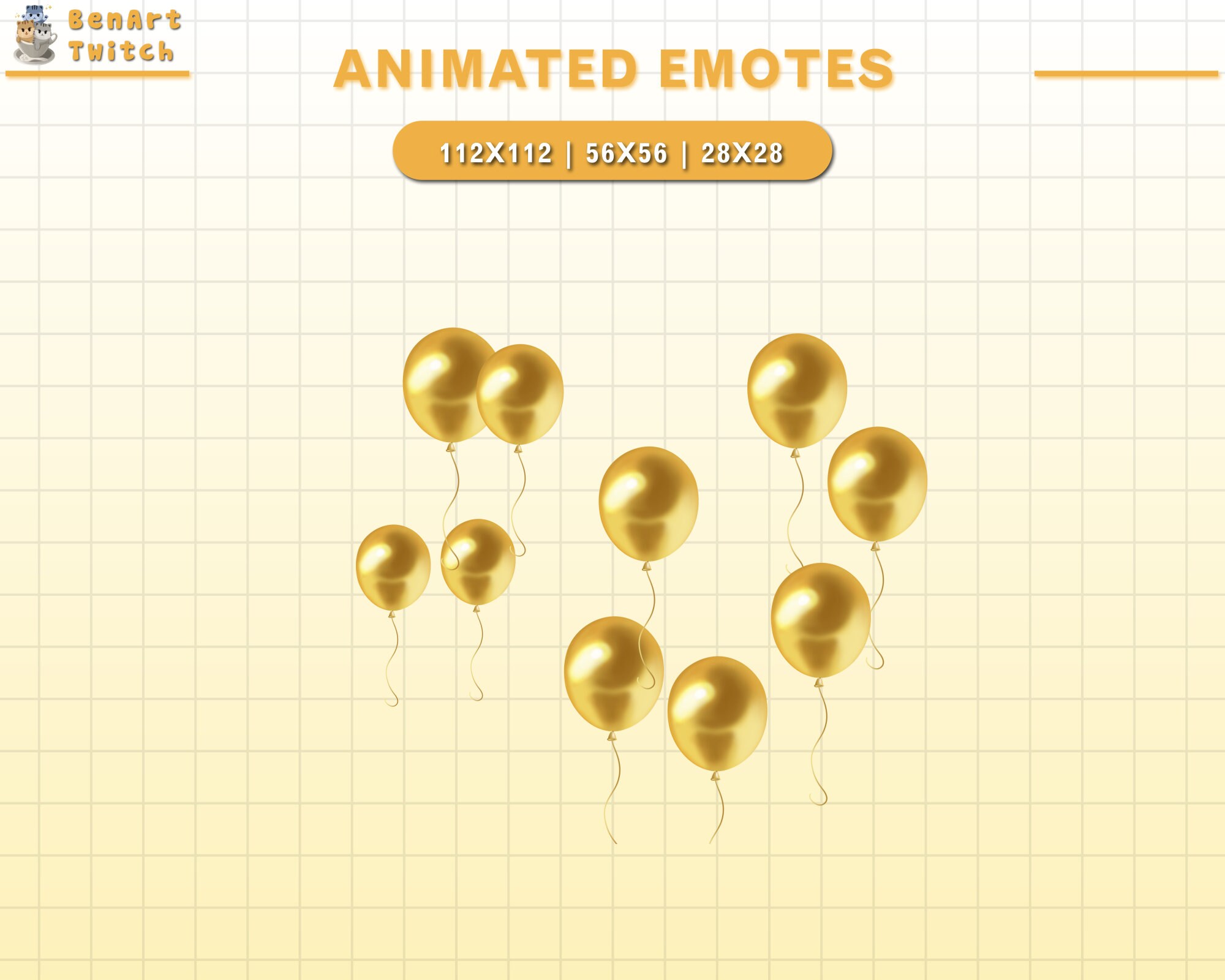 Animated Twitch Emote Balloons Flying, Partytwitch Emotes, Cute Emotes ...
