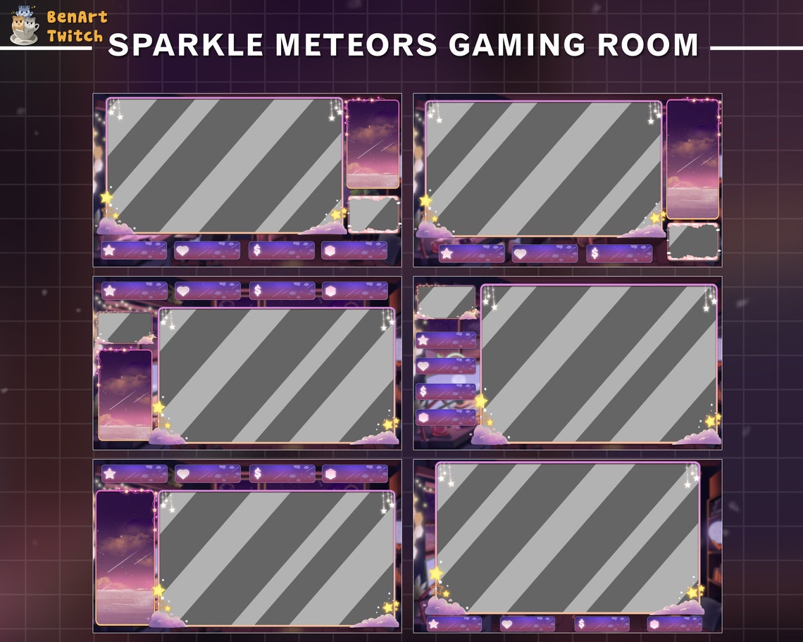 Animated Twitch Overlay Cozy PC Room Ocean Beachfront, Lofi Game Room ...