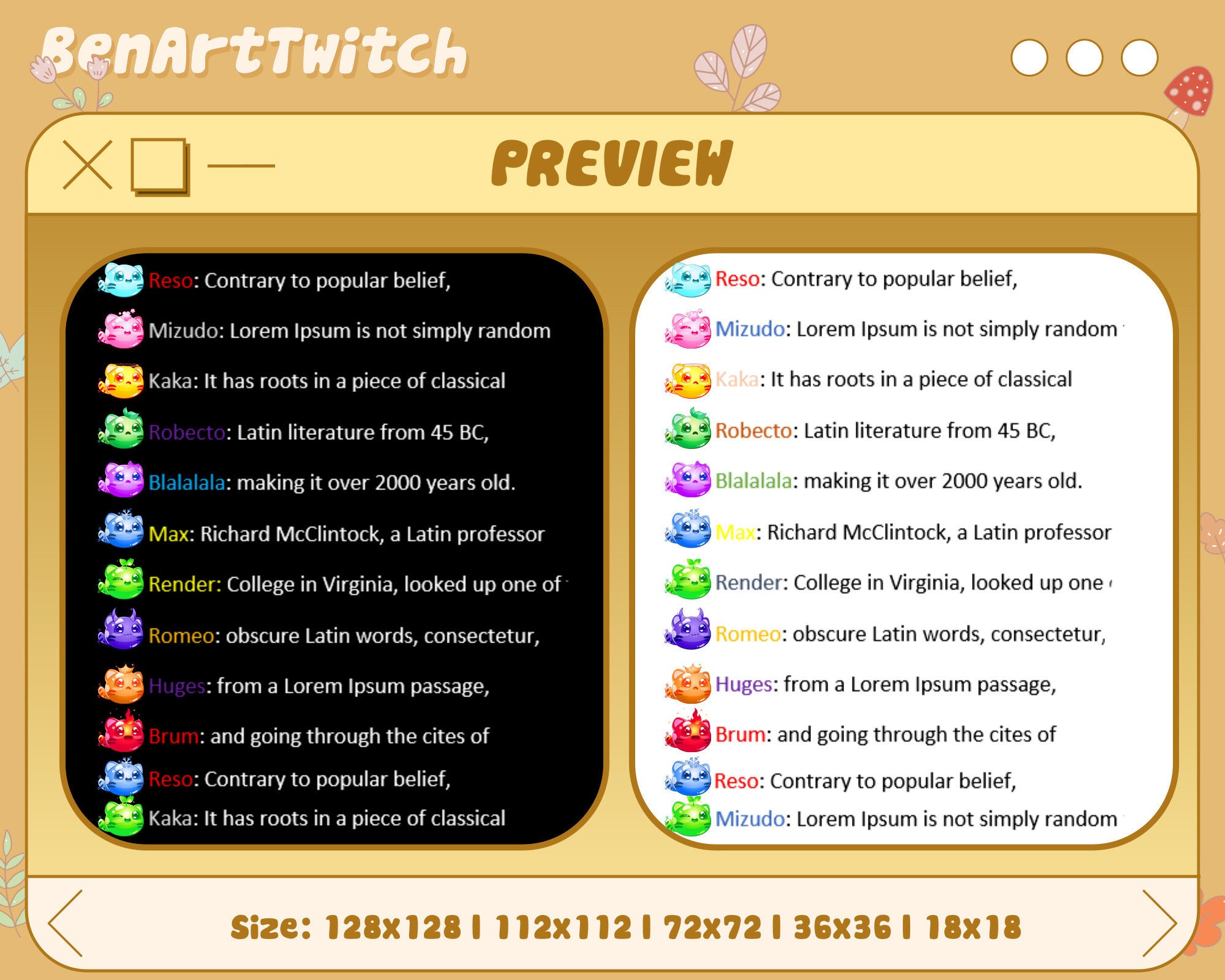 Cute Kitten Twitch Sub Badges, Cute Cat Emotes, Ready to Use for Twitch ...