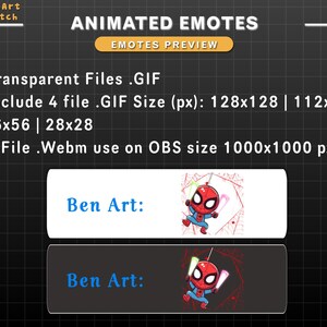 Animated Twitch Emote Spider-man Cheering 2, Marvel Twitch Emotes, Cute ...