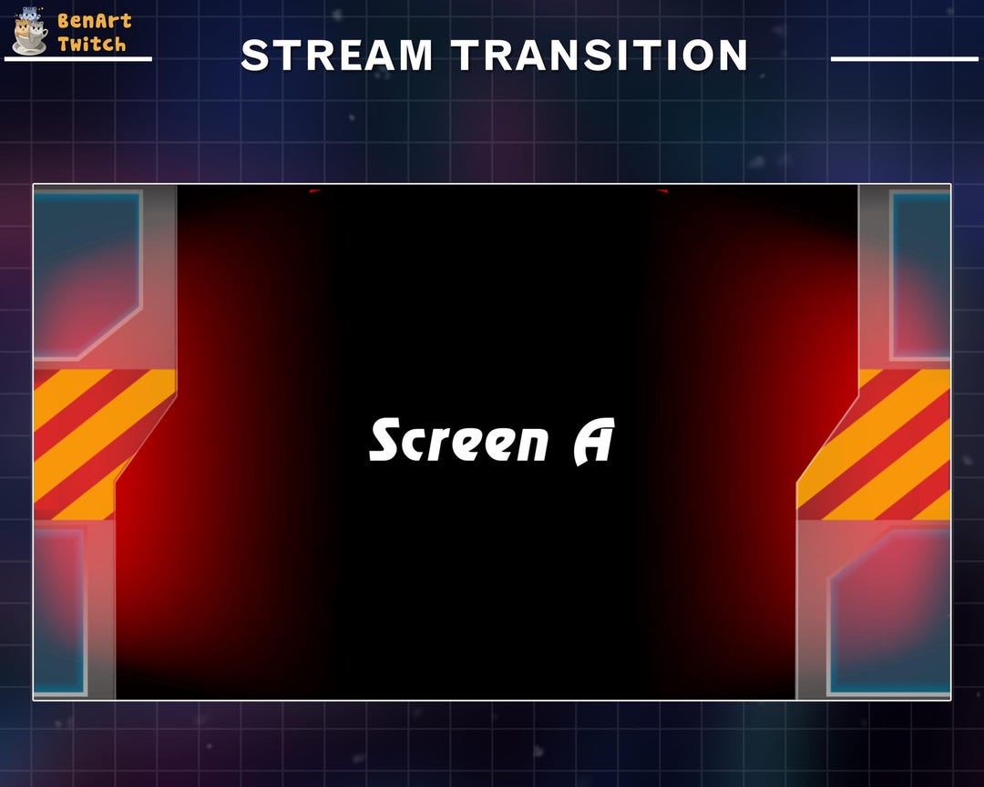 Animated Cyber Door Stream Transition, Spaceship Door Twitch Trasition ...