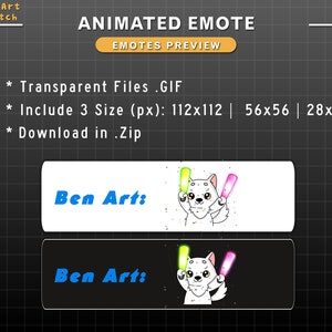 Animated Twitch Emote Cute Wolf, Cute Wolf Twitch Emotes, Cute Emotes ...